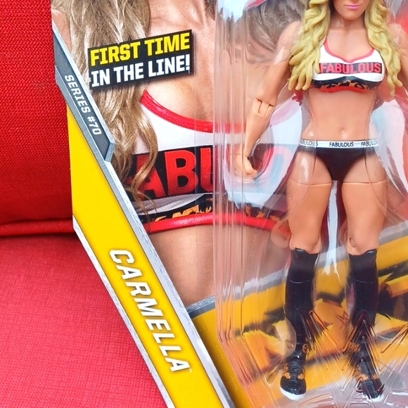 Mattel | Toys | Wwe Womens Division Carmella First Time In The Line Series 7 Nib | Poshmark